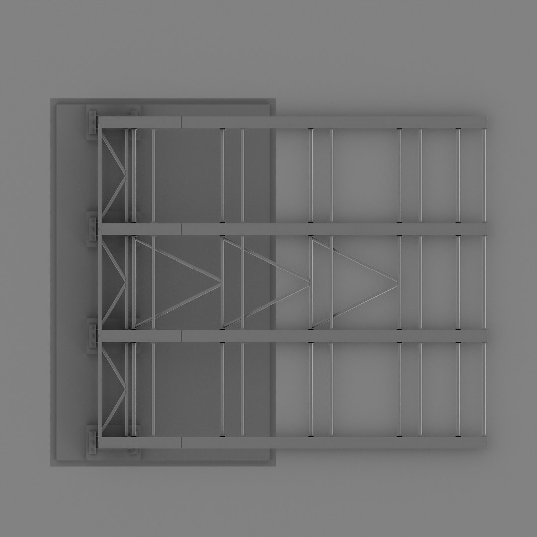 Metal Bus Stop Model - TurboSquid 2236425