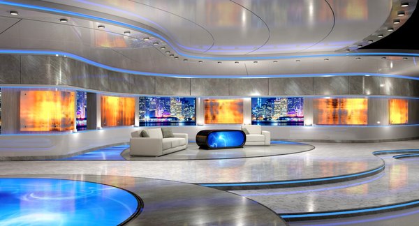 3D virtual set studio model - TurboSquid 1396984