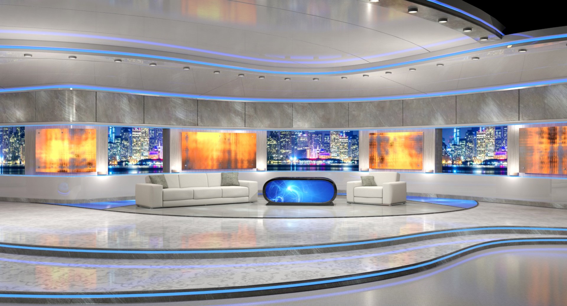 3D Virtual Set Studio Model - TurboSquid 1396984