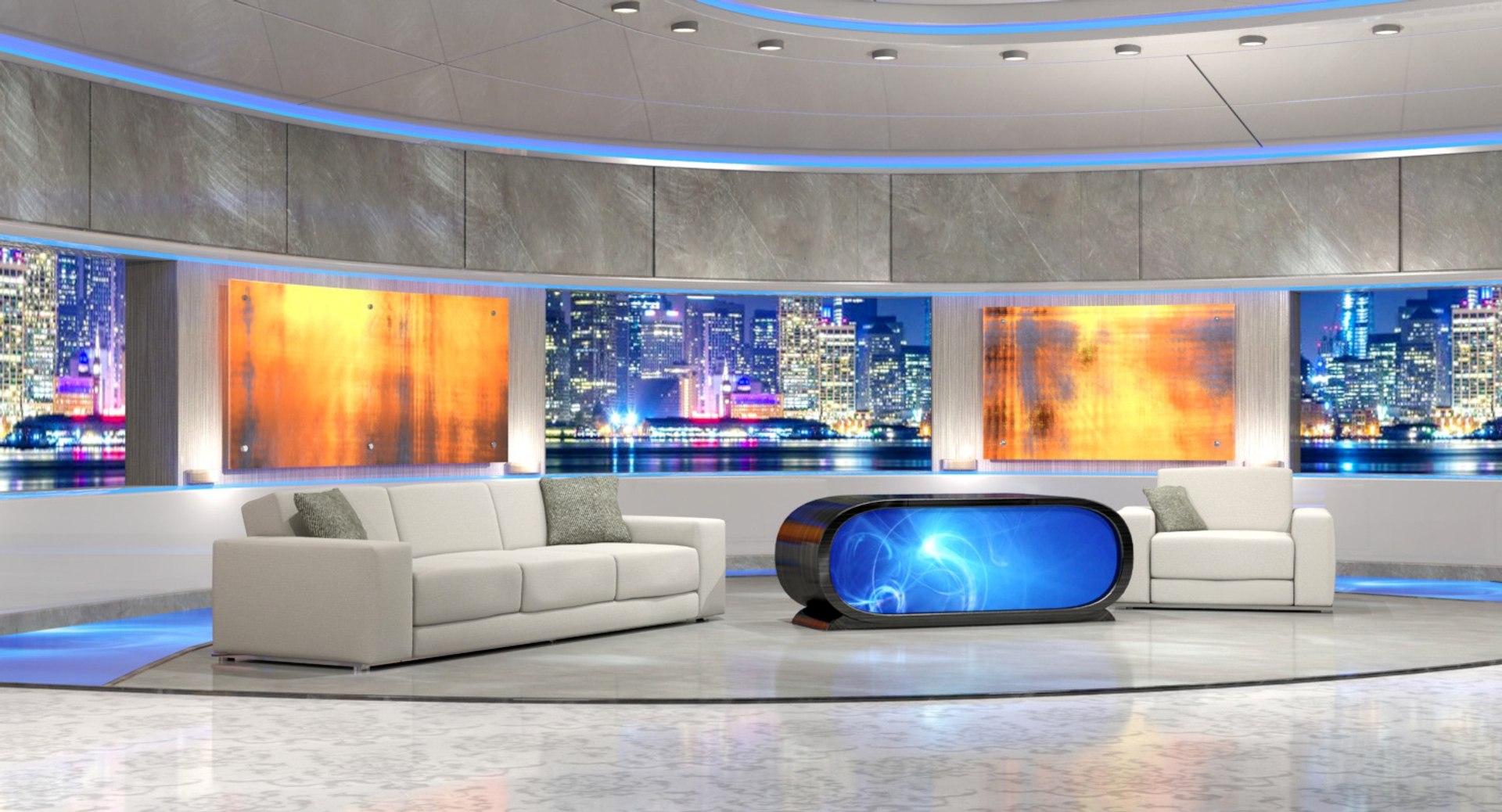 3D Virtual Set Studio Model - TurboSquid 1396984