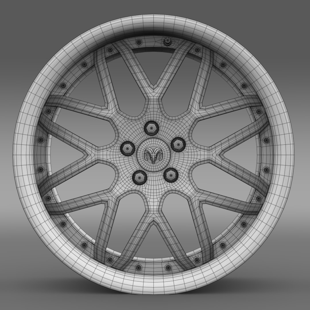 3d model of dodge vin diesel