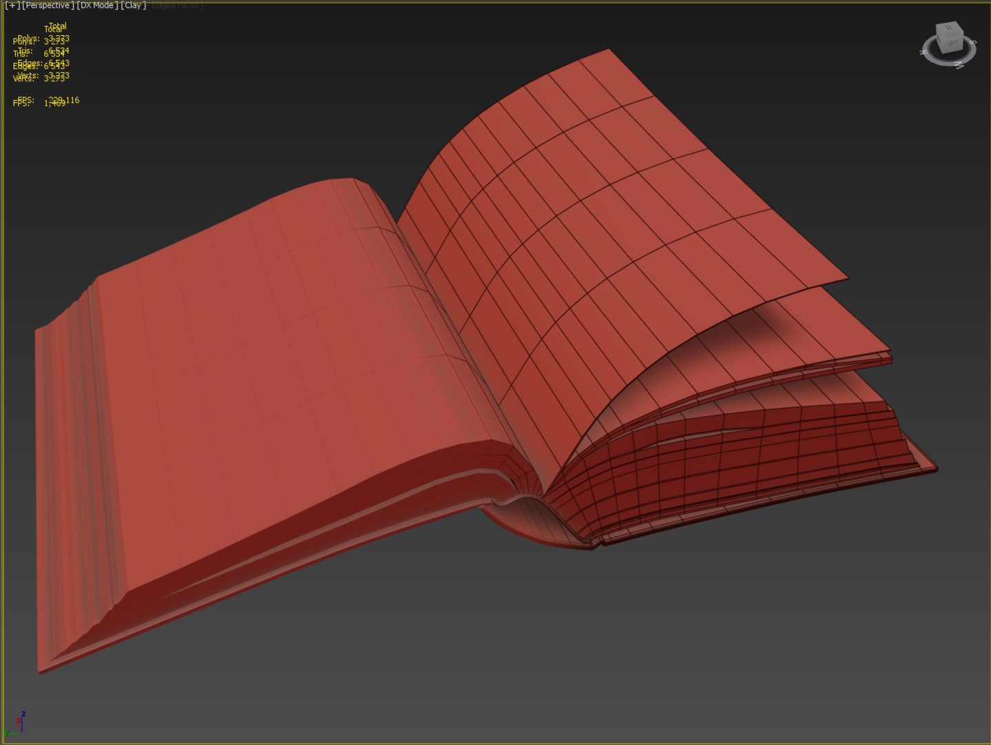 Described Open Book Model - TurboSquid 1382914