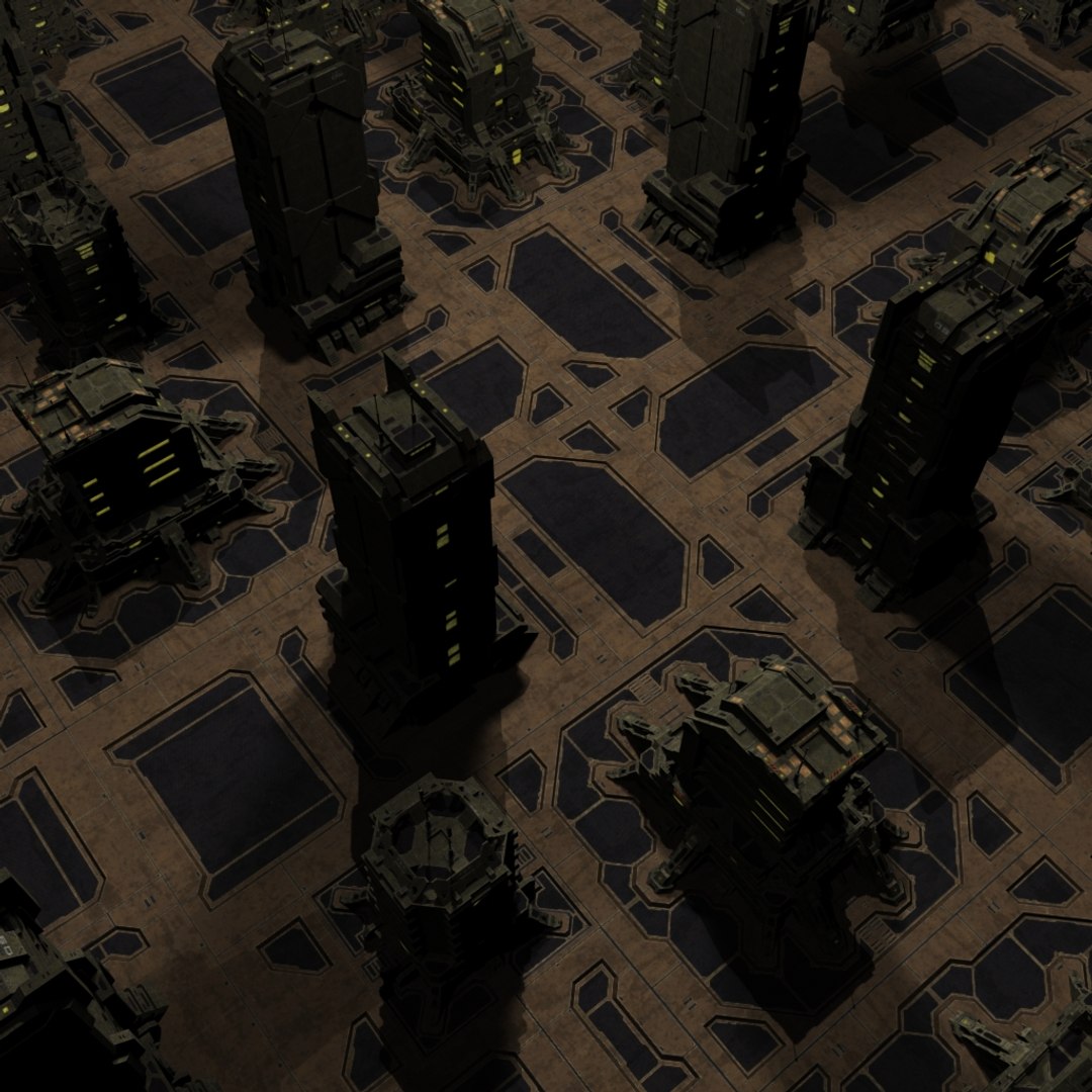 Starbase Building 3d Max