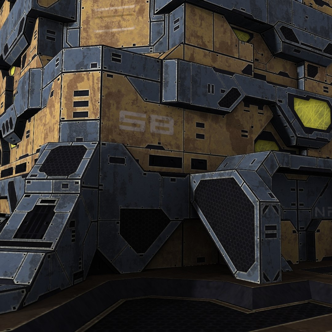 Starbase Building 3d Max