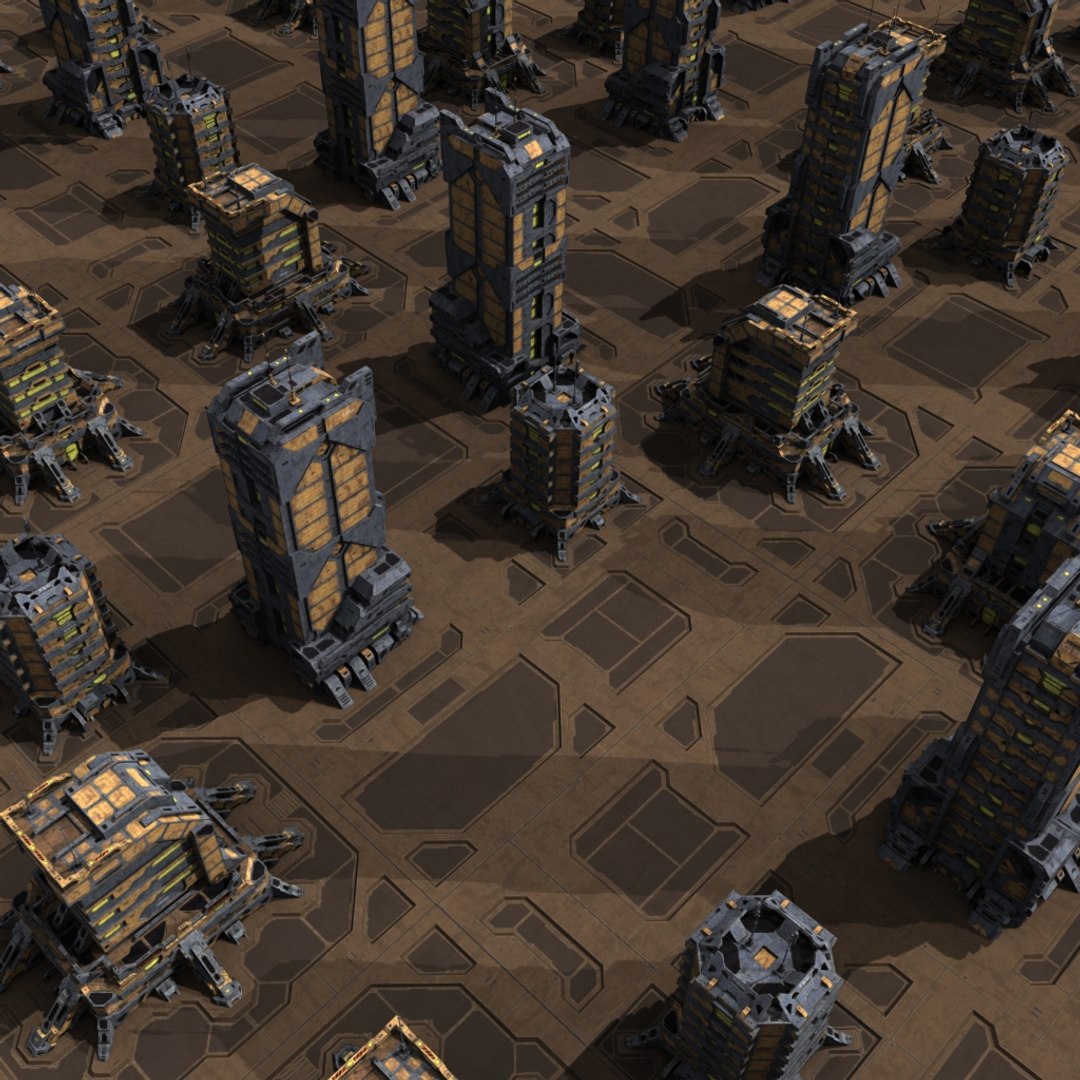 Starbase Building 3d Max