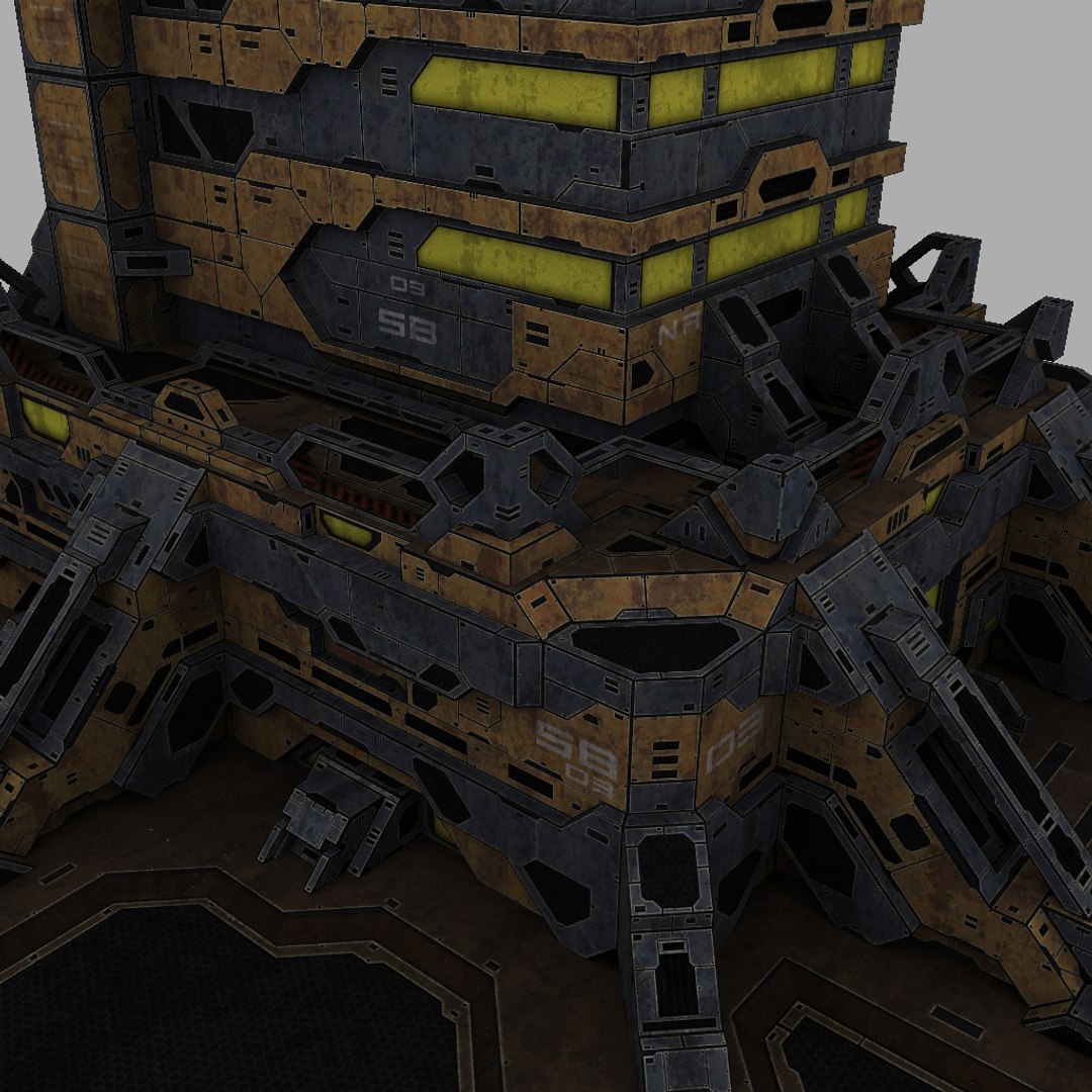 Starbase Building 3d Max