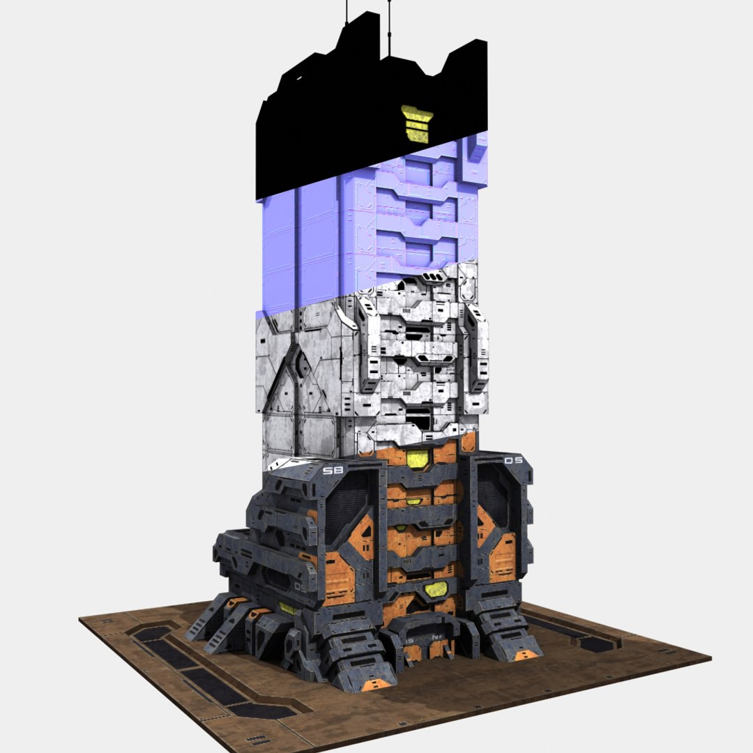 Starbase Building 3d Max