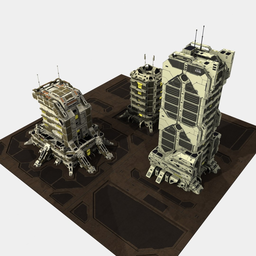 Starbase Building 3d Max
