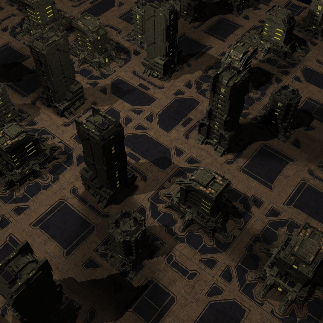 Starbase Building 3d Max