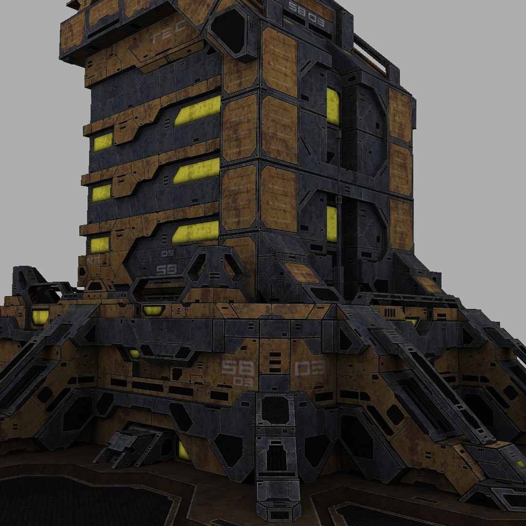 Starbase Building 3d Max