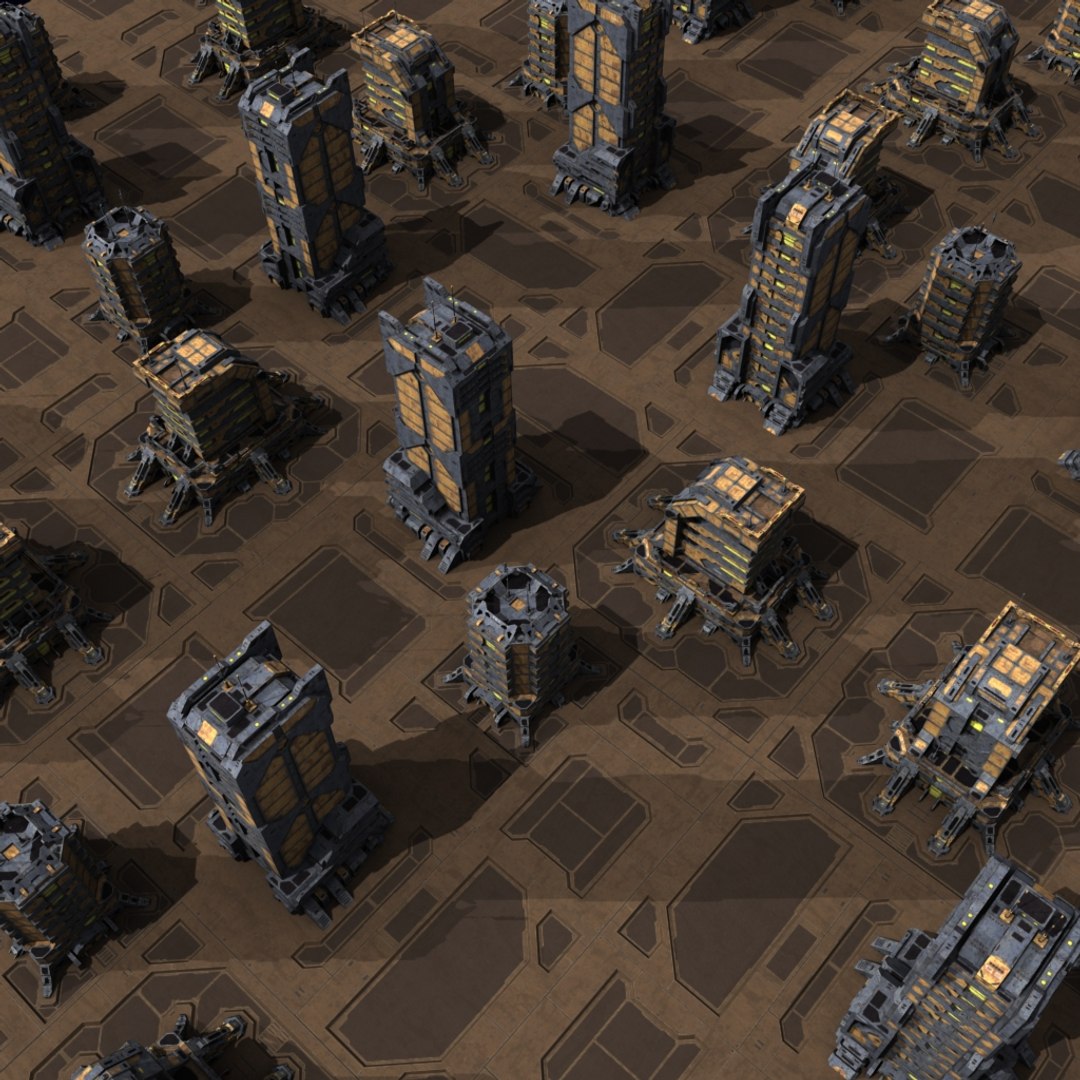 Starbase Building 3d Max