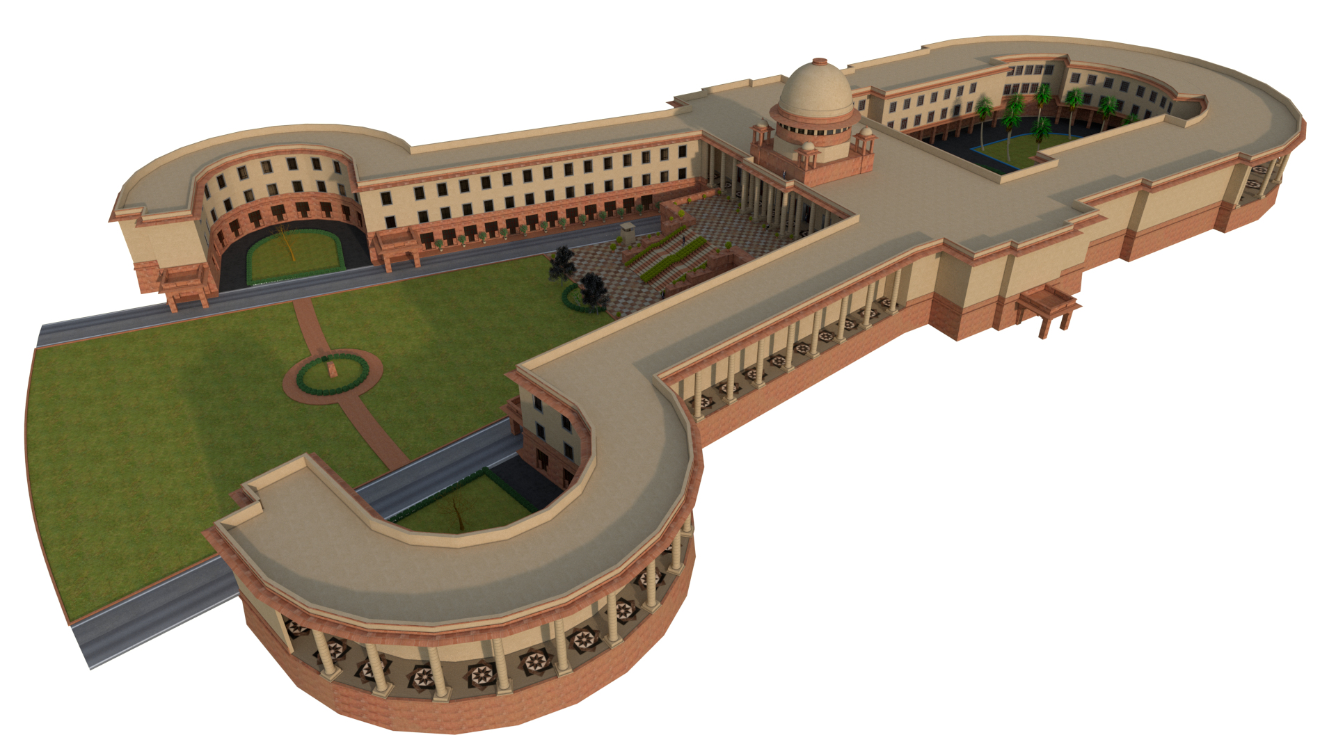 3D court model - TurboSquid 1679866