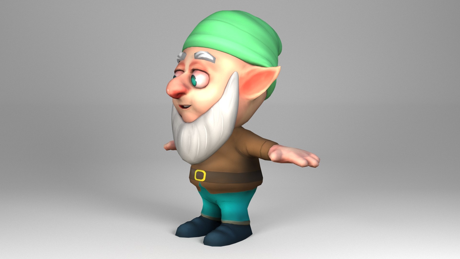 Bearded Dwarf Model - TurboSquid 1953617