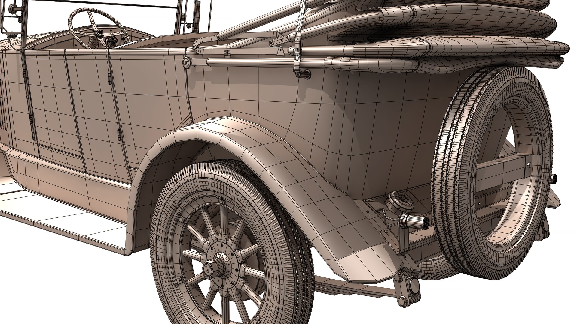 Volvo OV4 1927 - 1929 3D model - TurboSquid 1806284