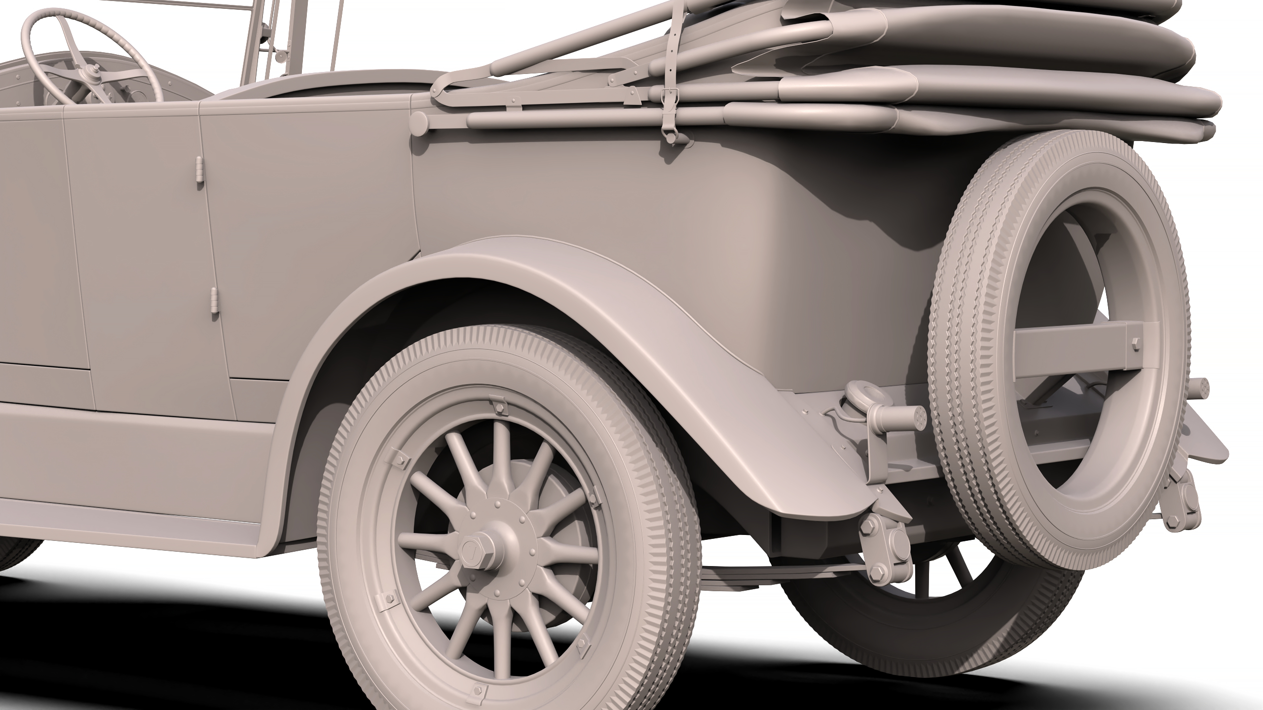 Volvo OV4 1927 - 1929 3D model - TurboSquid 1806284