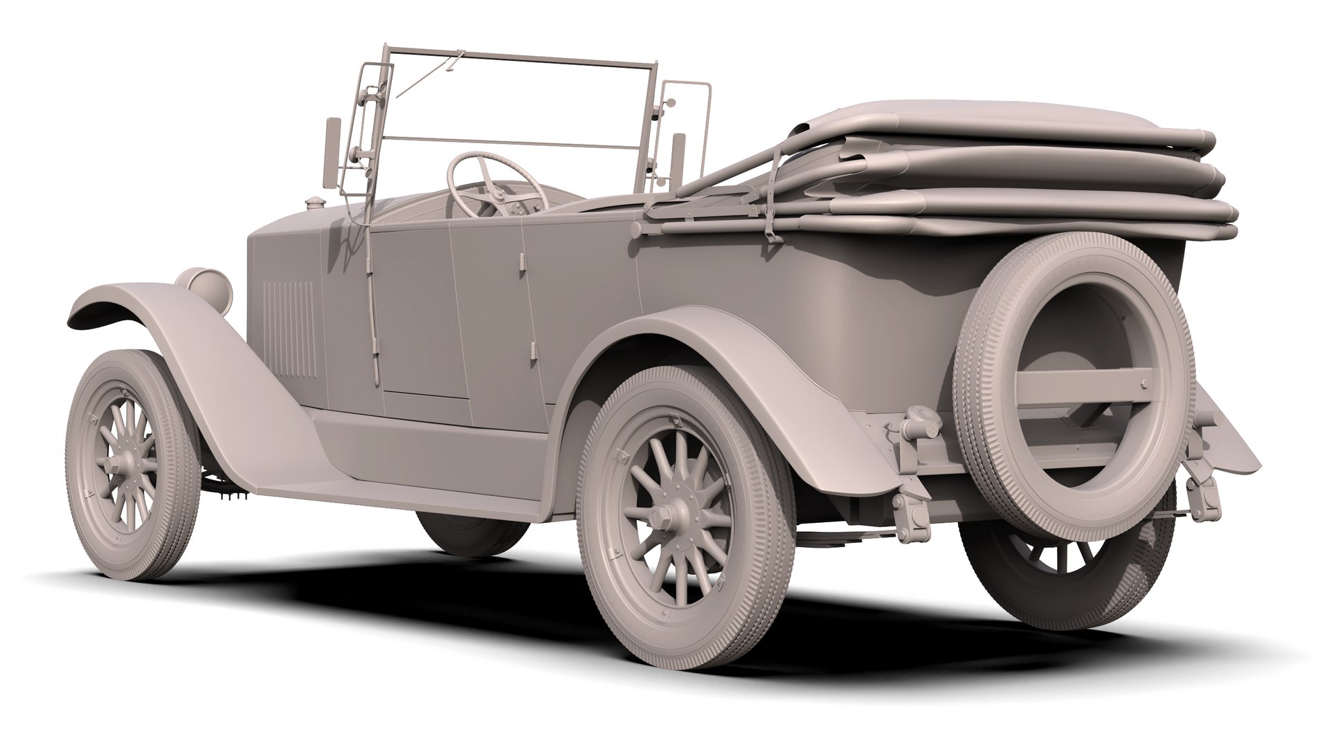 Volvo OV4 1927 - 1929 3D model - TurboSquid 1806284