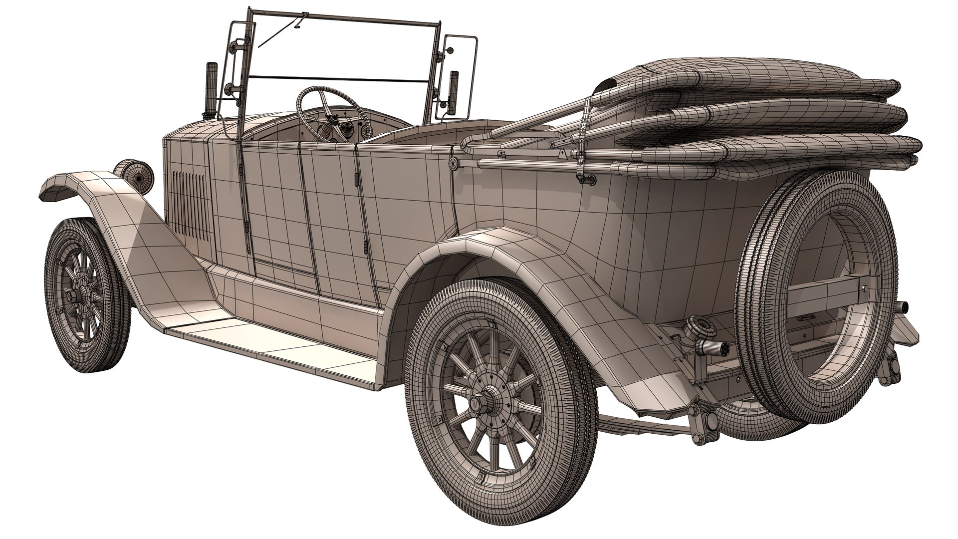 Volvo OV4 1927 - 1929 3D model - TurboSquid 1806284