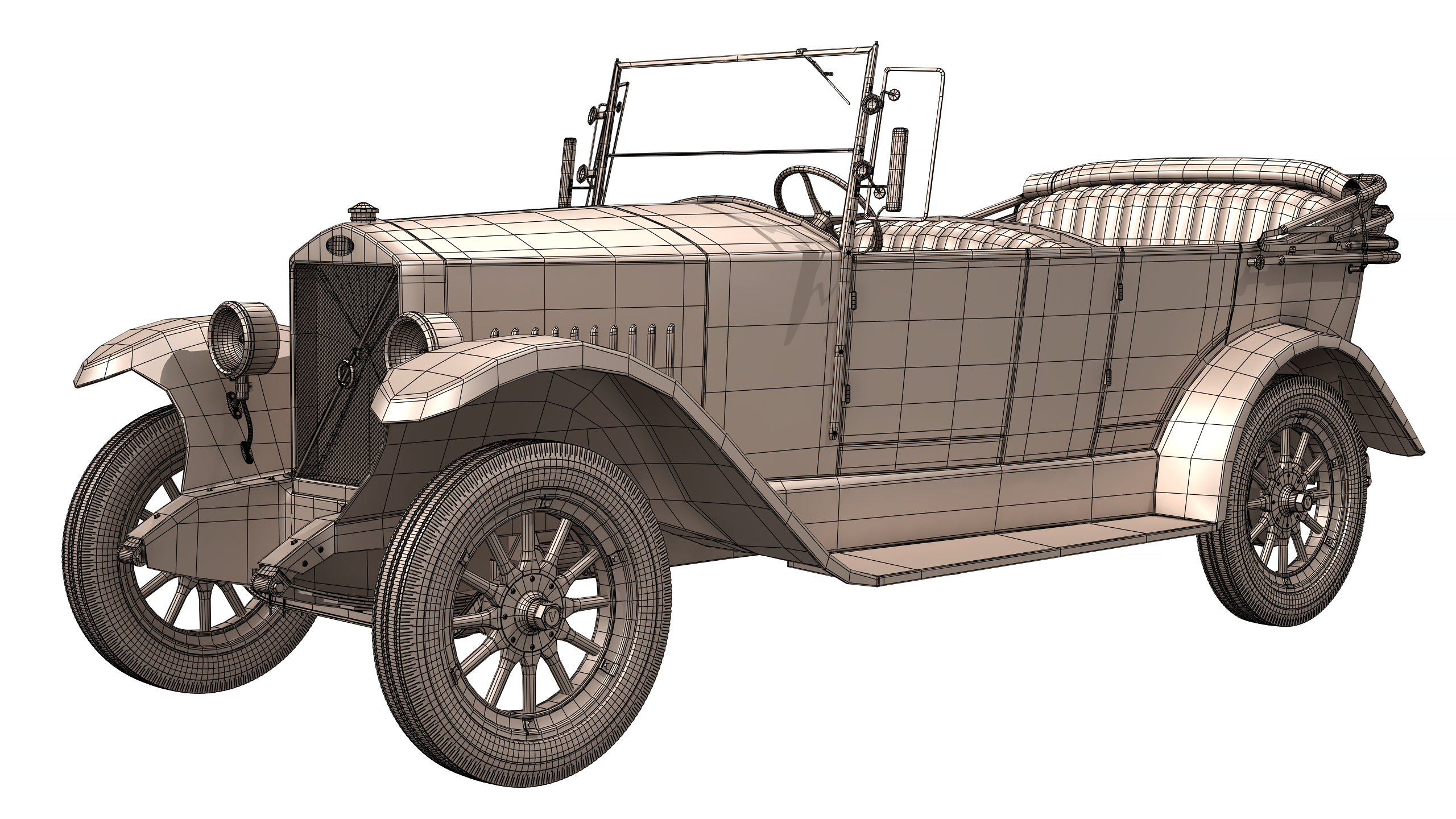 Volvo OV4 1927 - 1929 3D model - TurboSquid 1806284