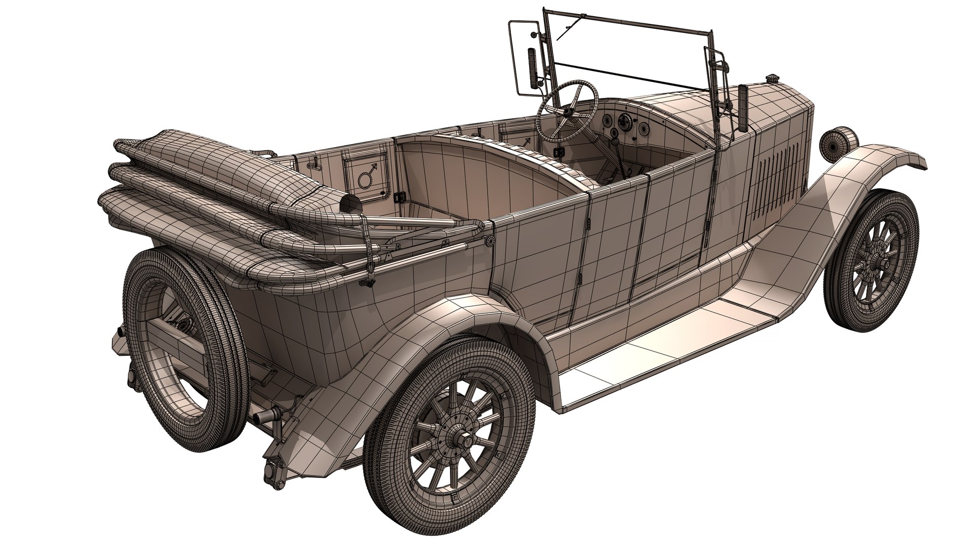 Volvo OV4 1927 - 1929 3D model - TurboSquid 1806284