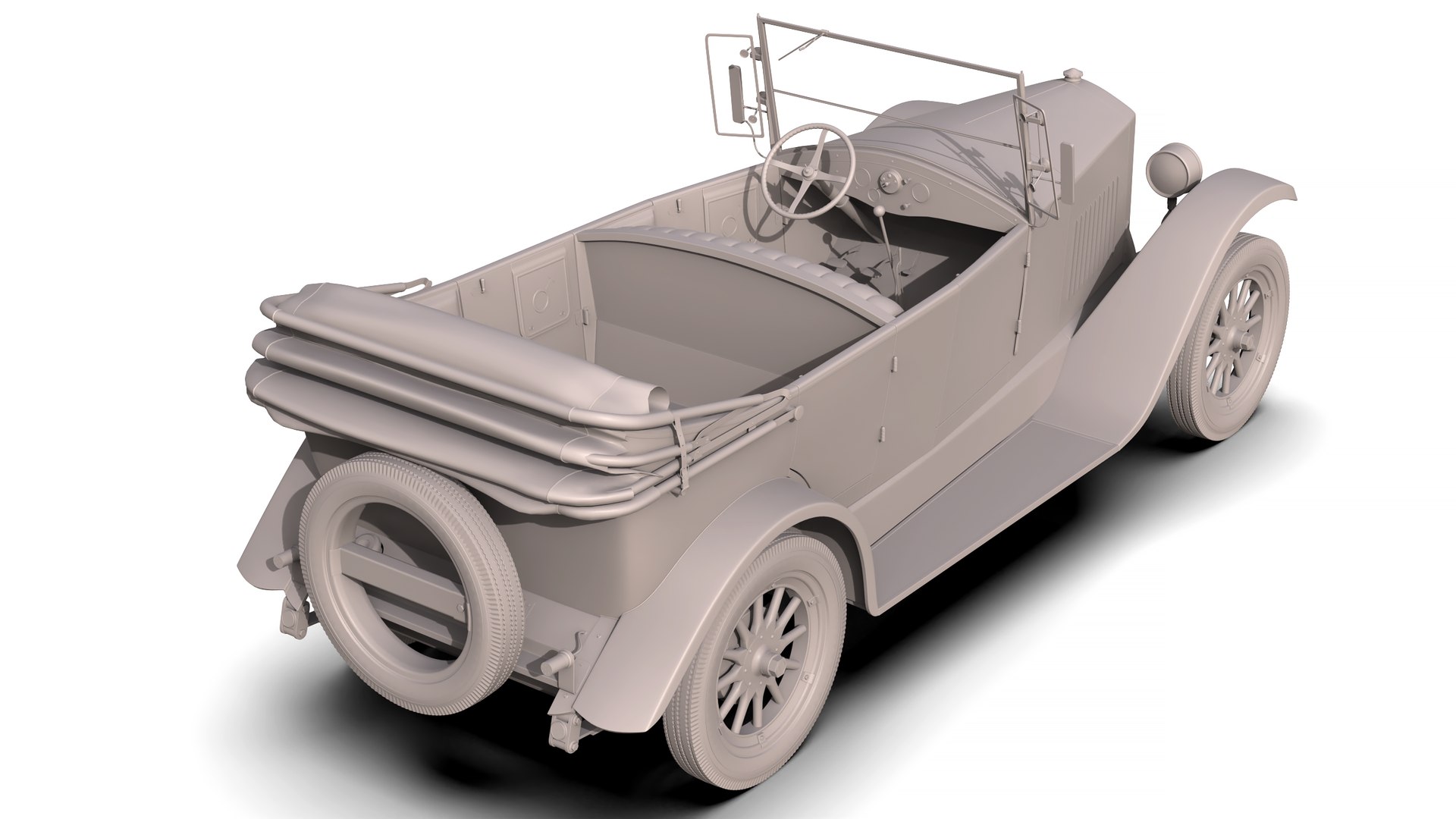 Volvo OV4 1927 - 1929 3D model - TurboSquid 1806284