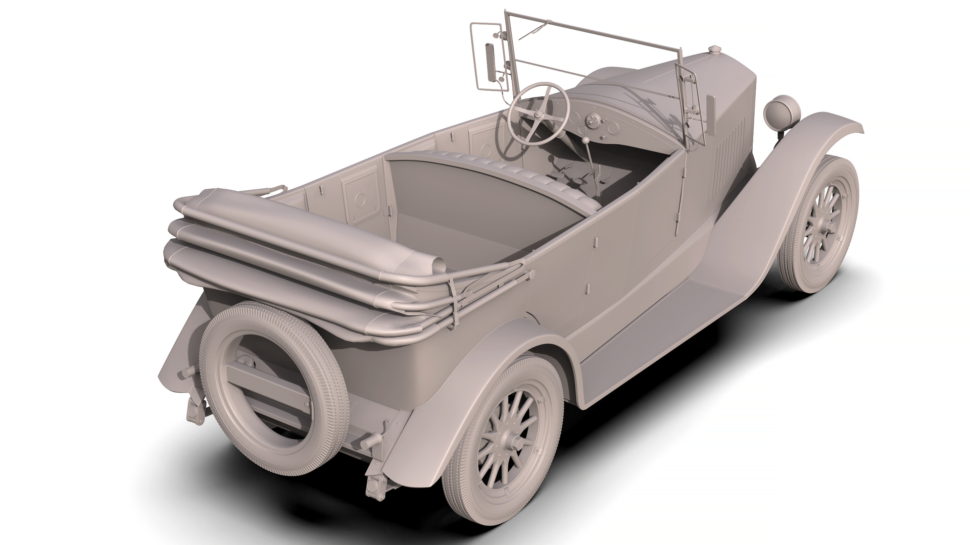 Volvo OV4 1927 - 1929 3D model - TurboSquid 1806284