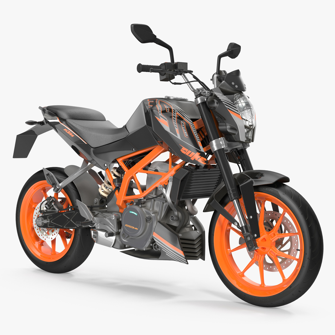 Motocicleta KTM Duke 390 2016 Modelo 3D - TurboSquid 1075010