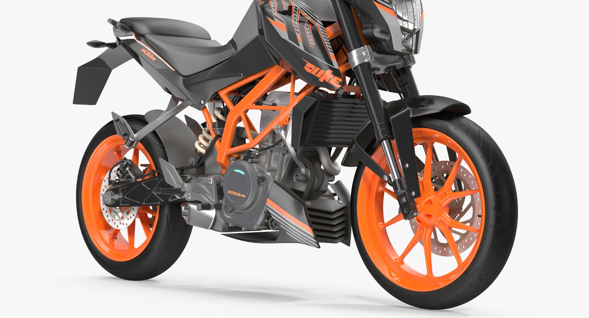 3d Model Motorcycle Ktm Duke 390