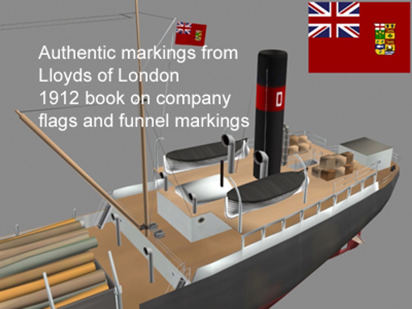 3d Tramp Cargo Model