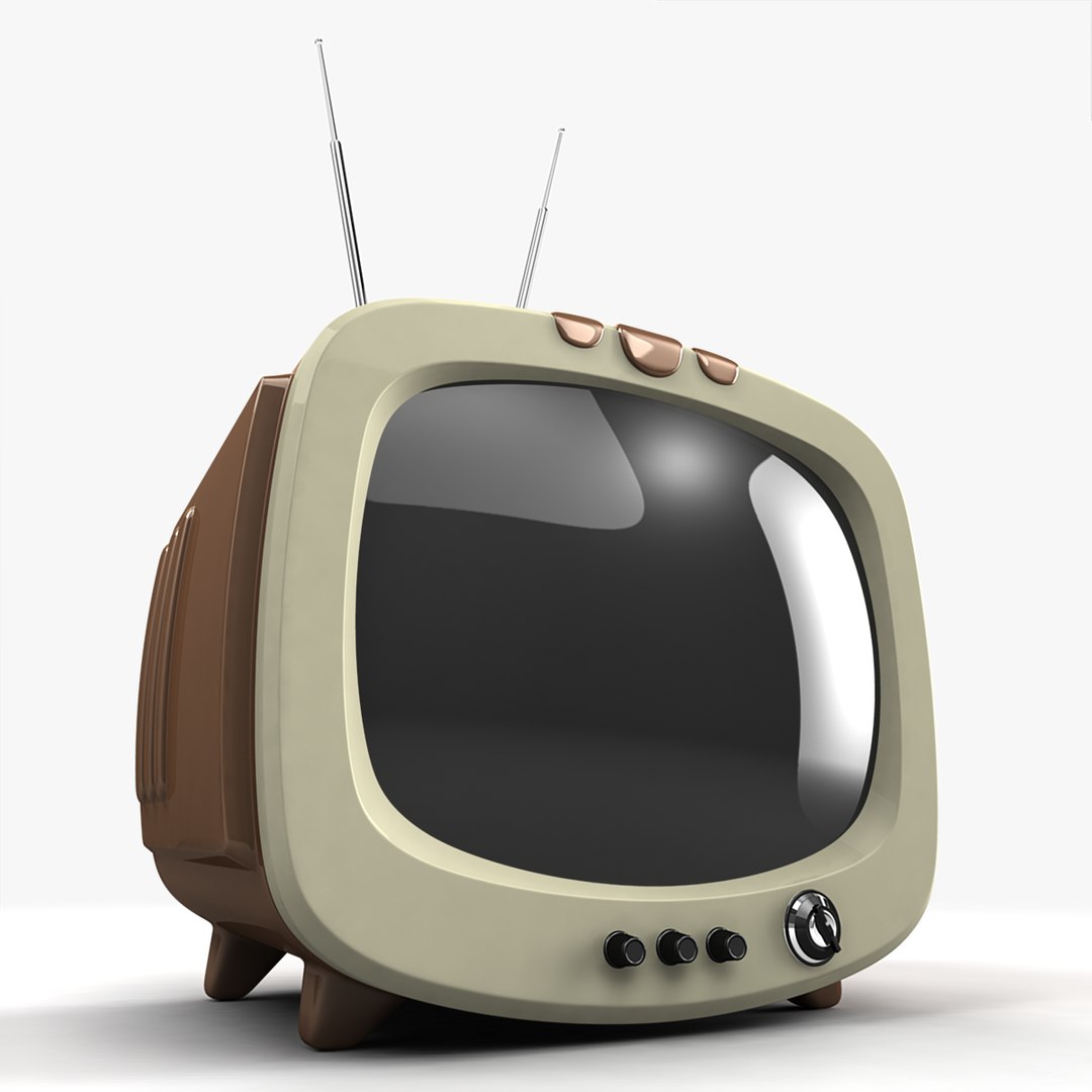 3d Model Vintage Tv