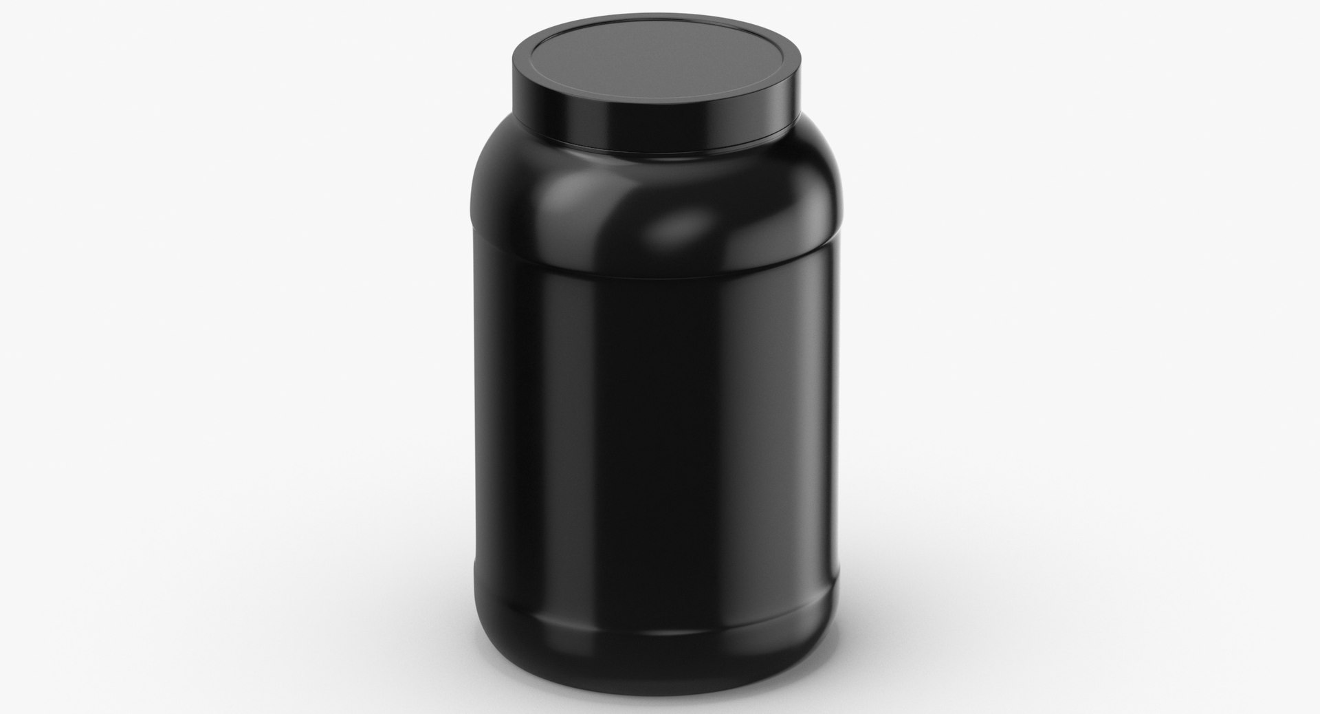 3D model 1 Gallon Plastic Bottles Black Collection - 4 Models ...