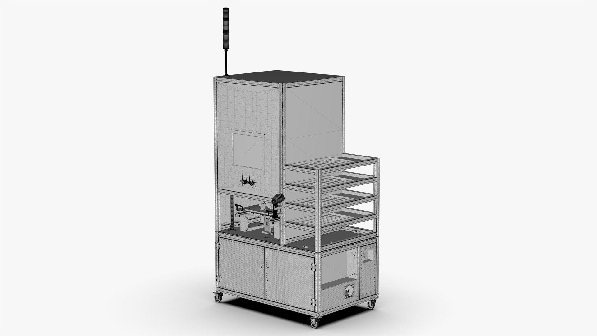 Automatic Electronic Product Visual Inspection Machine 3D model ...