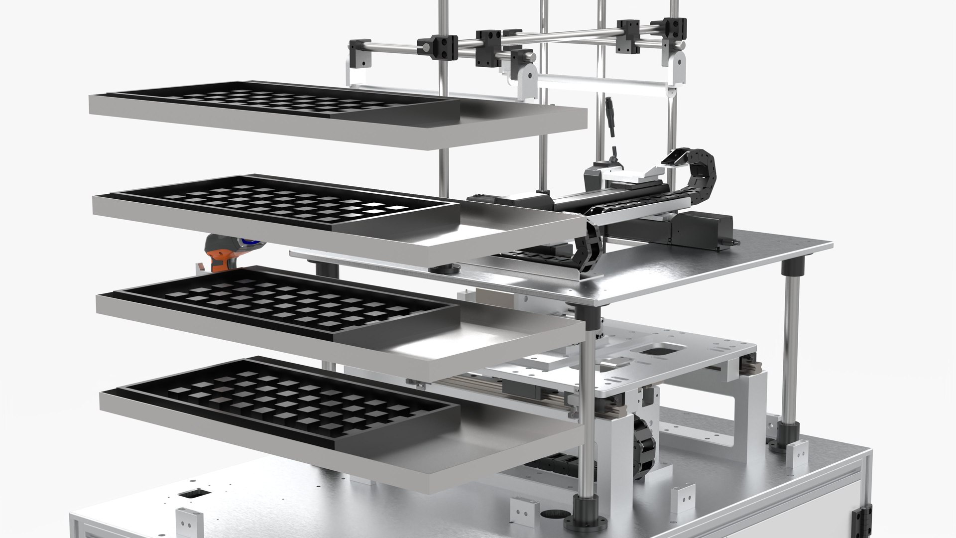 Automatic Electronic Product Visual Inspection Machine 3D model ...