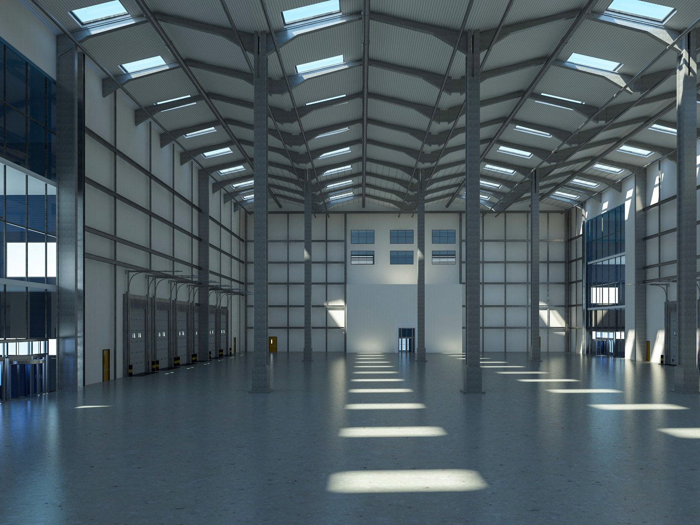 3D model Warehouse Logistic interior and exterior - TurboSquid 2065580