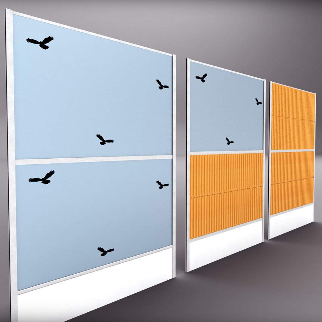 3d Noise Barrier Model