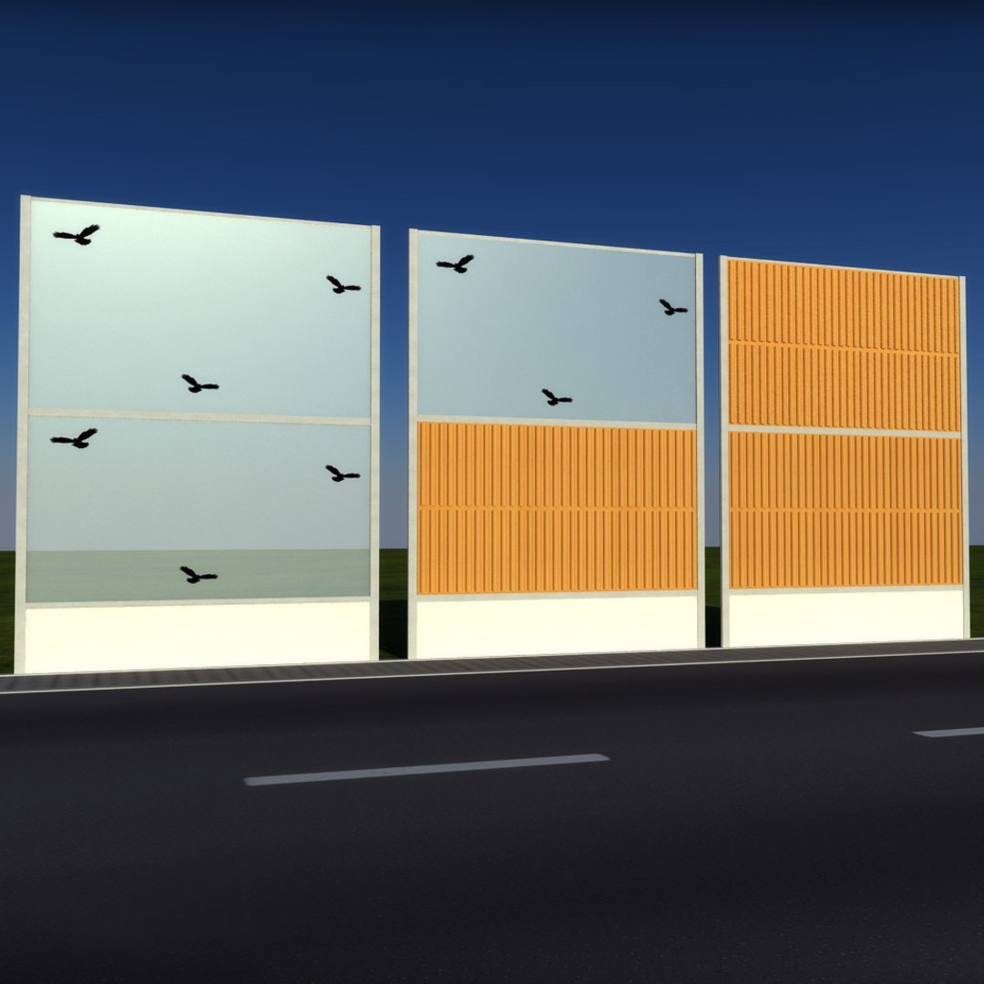 3d Noise Barrier Model