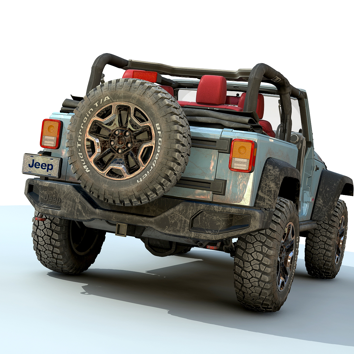 3d model jeep wrangler rubicon