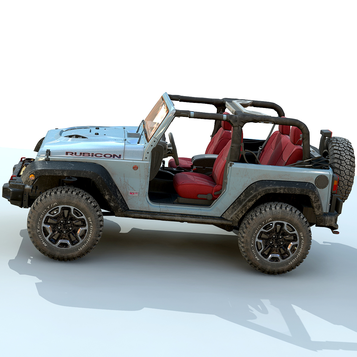 3d model jeep wrangler rubicon
