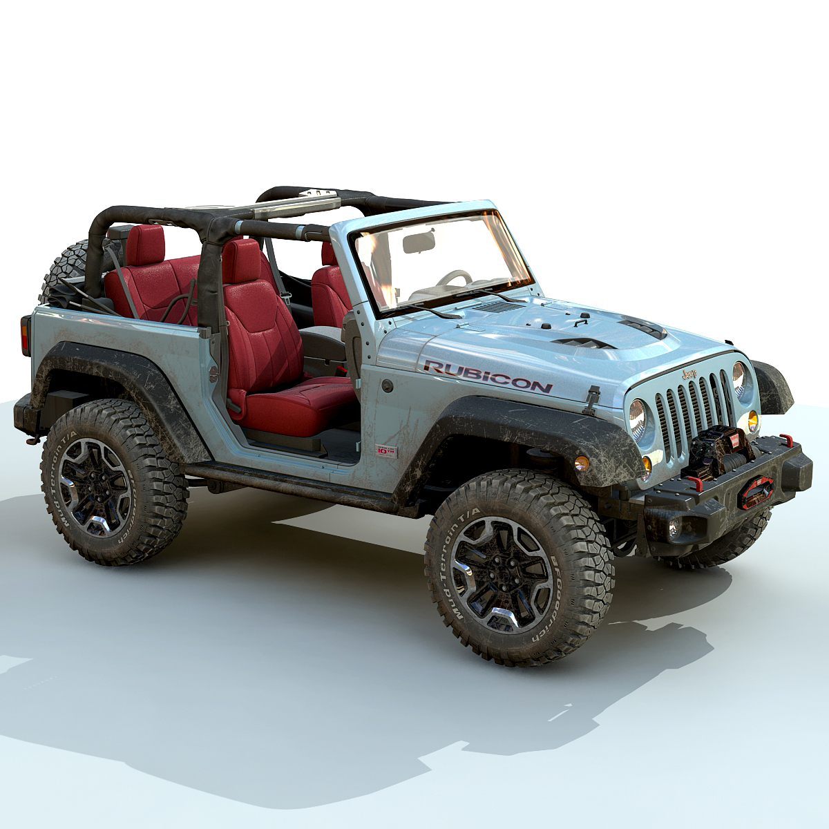 3d model jeep wrangler rubicon