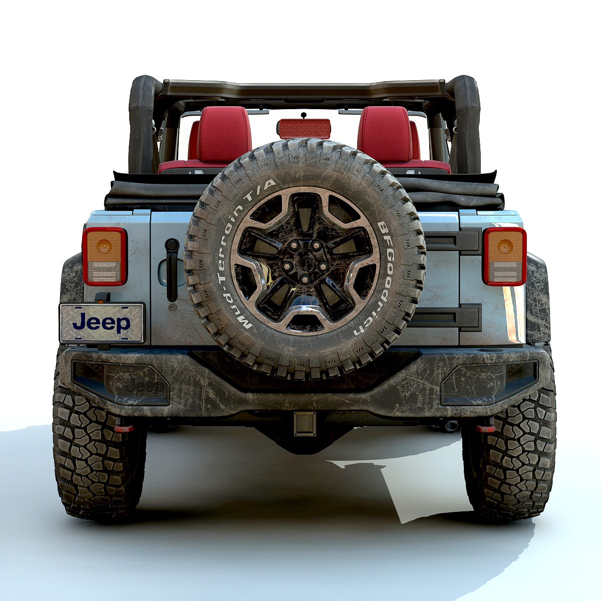 3d model jeep wrangler rubicon