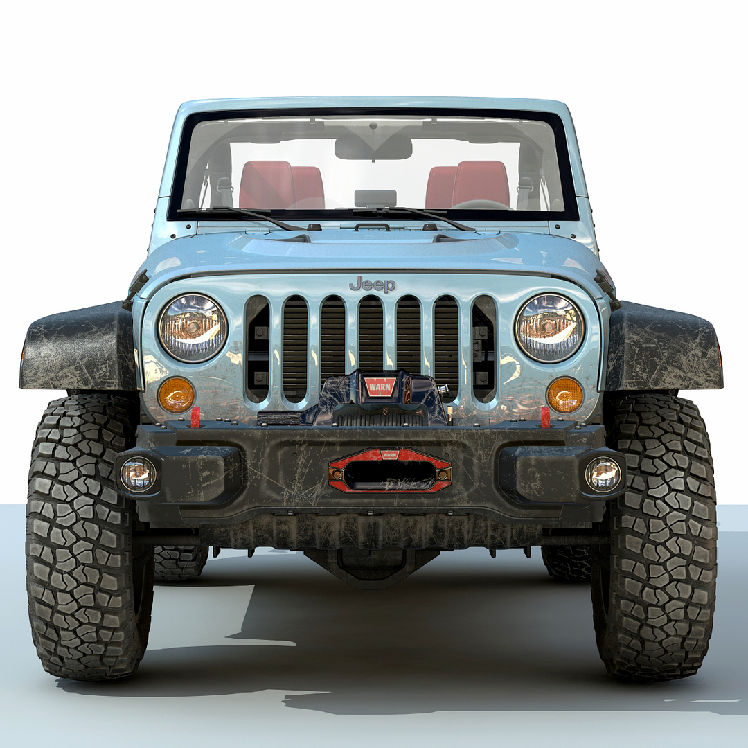 3d model jeep wrangler rubicon