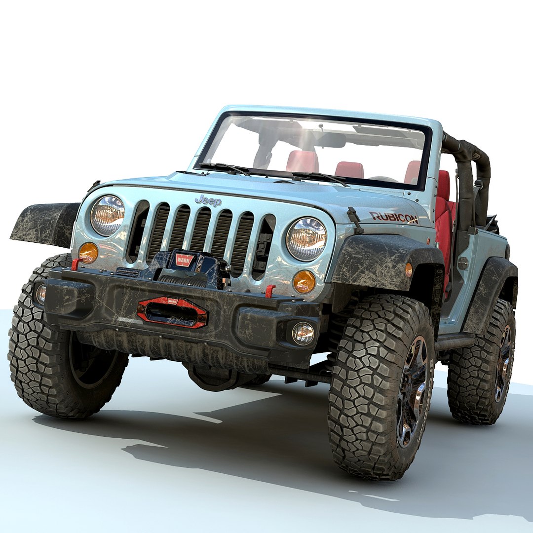 3d model jeep wrangler rubicon