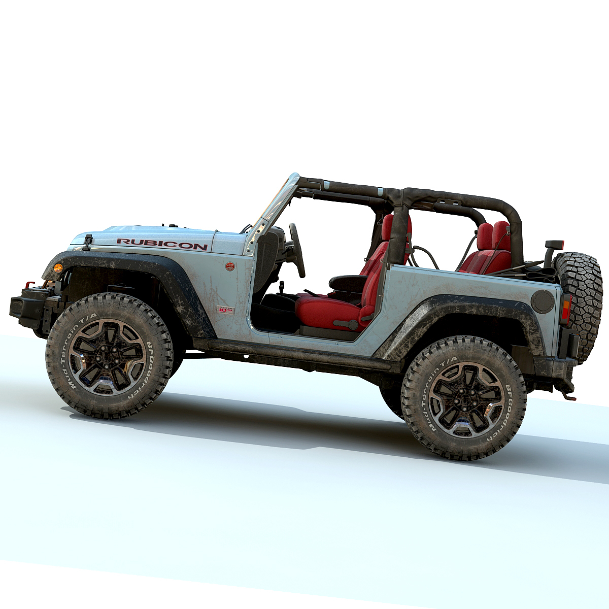 3d model jeep wrangler rubicon