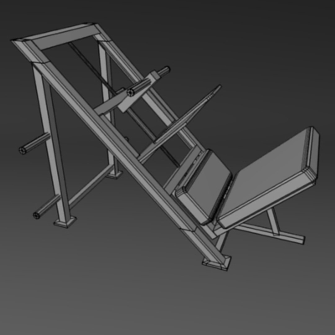 3d Model Fitness Machine Gym