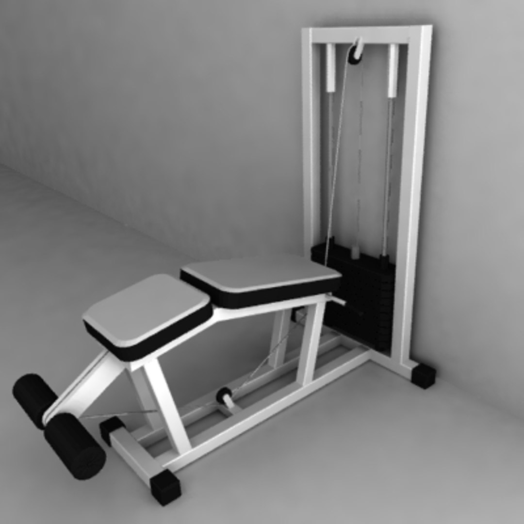 3d Model Fitness Machine Gym