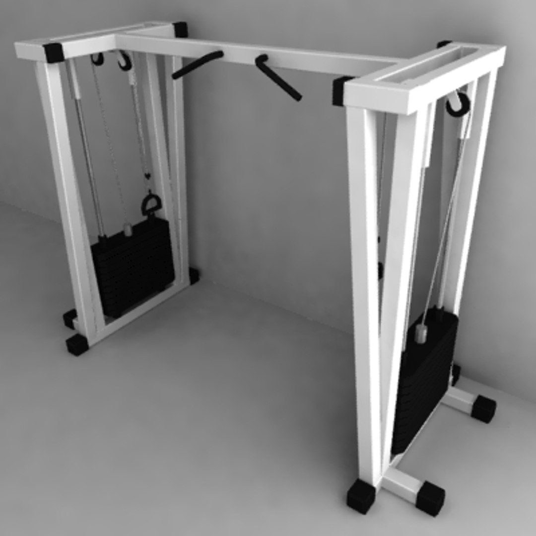 3d Model Fitness Machine Gym