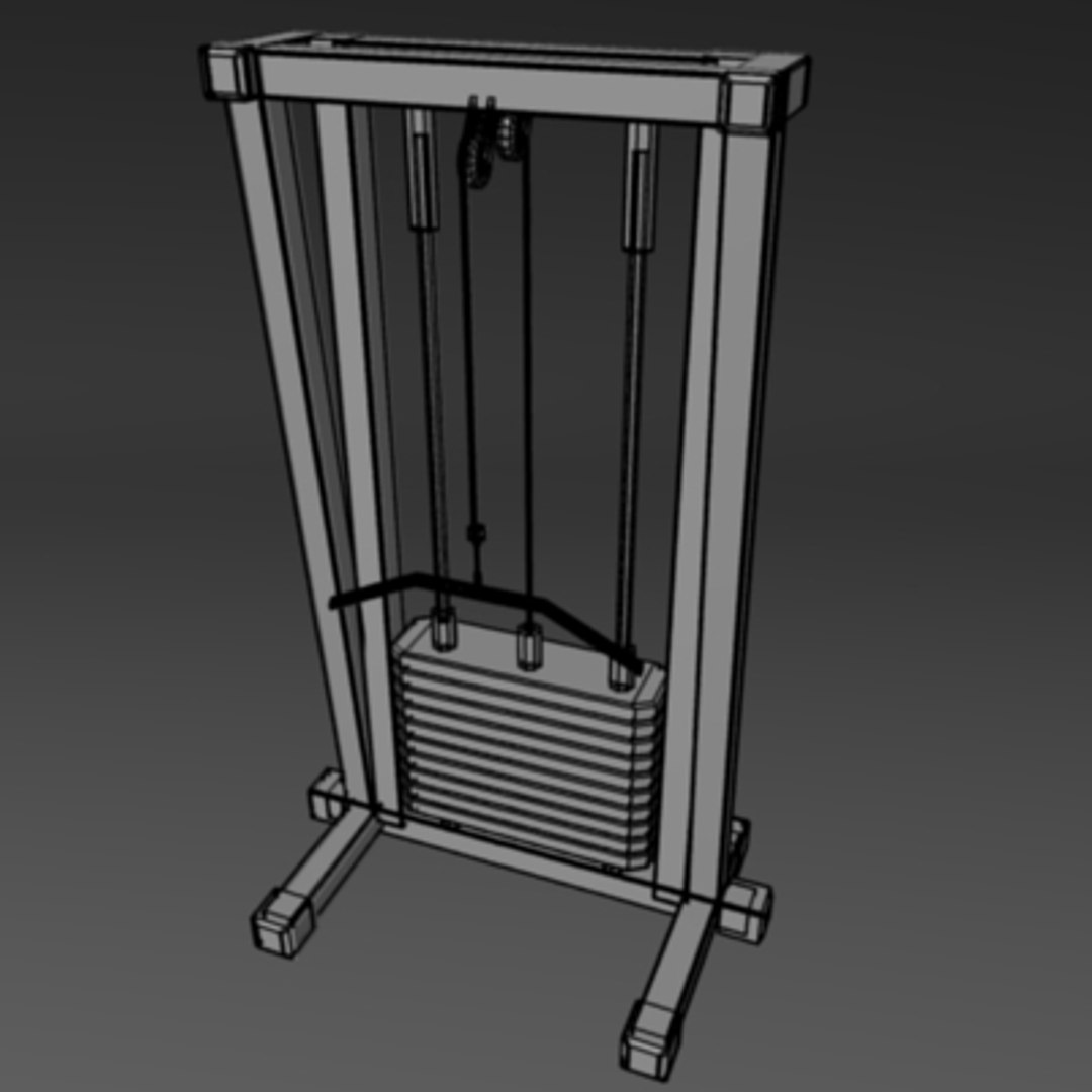 3d Model Fitness Machine Gym