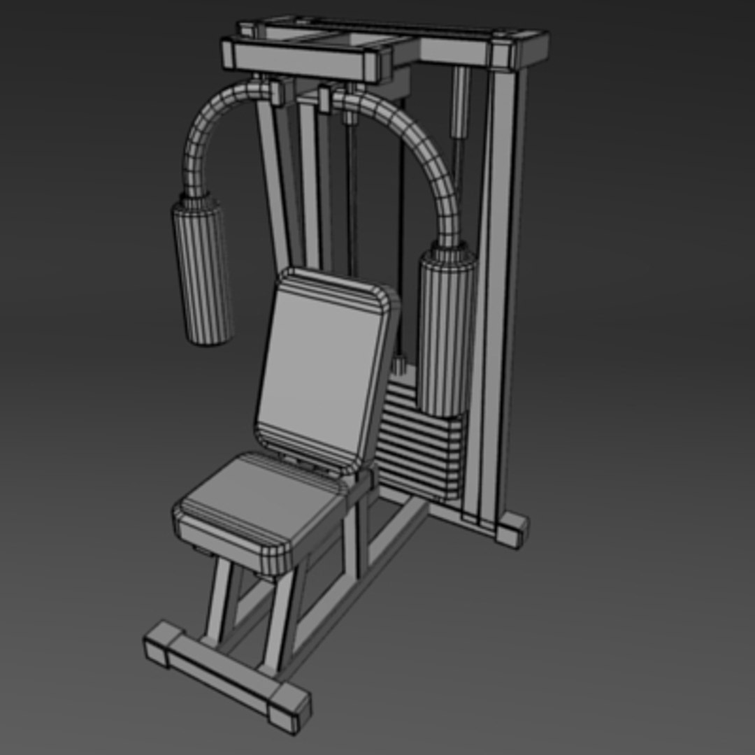 3d Model Fitness Machine Gym