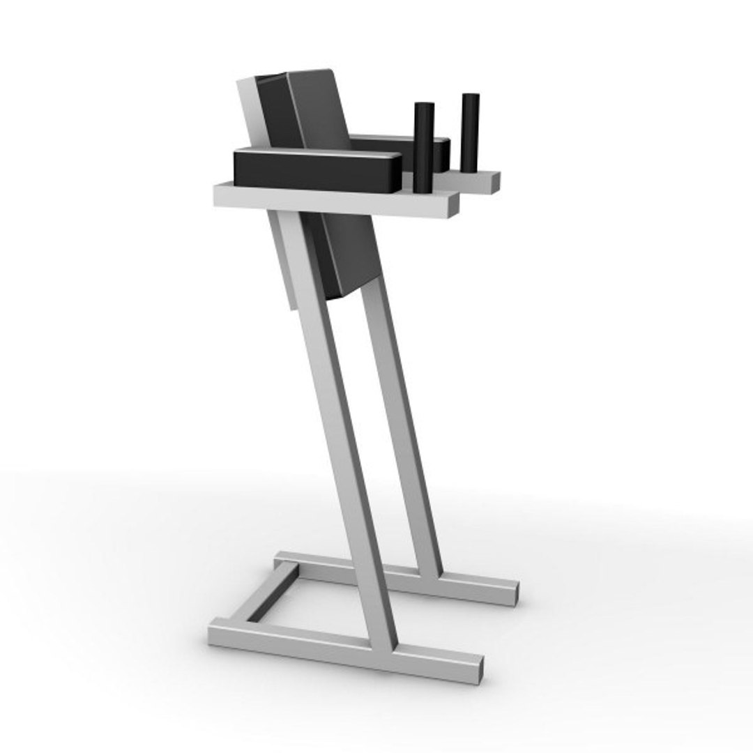 3d model fitness machine gym