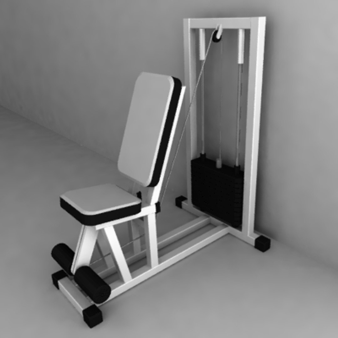 3d Model Fitness Machine Gym