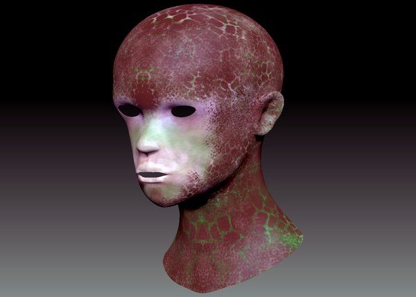 3d model base mesh alien boy